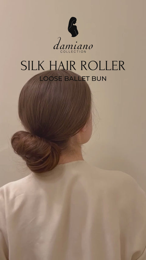 Mulberry Silk Hair Rollers With Natural Cotton Fill For Overnight Curls ...